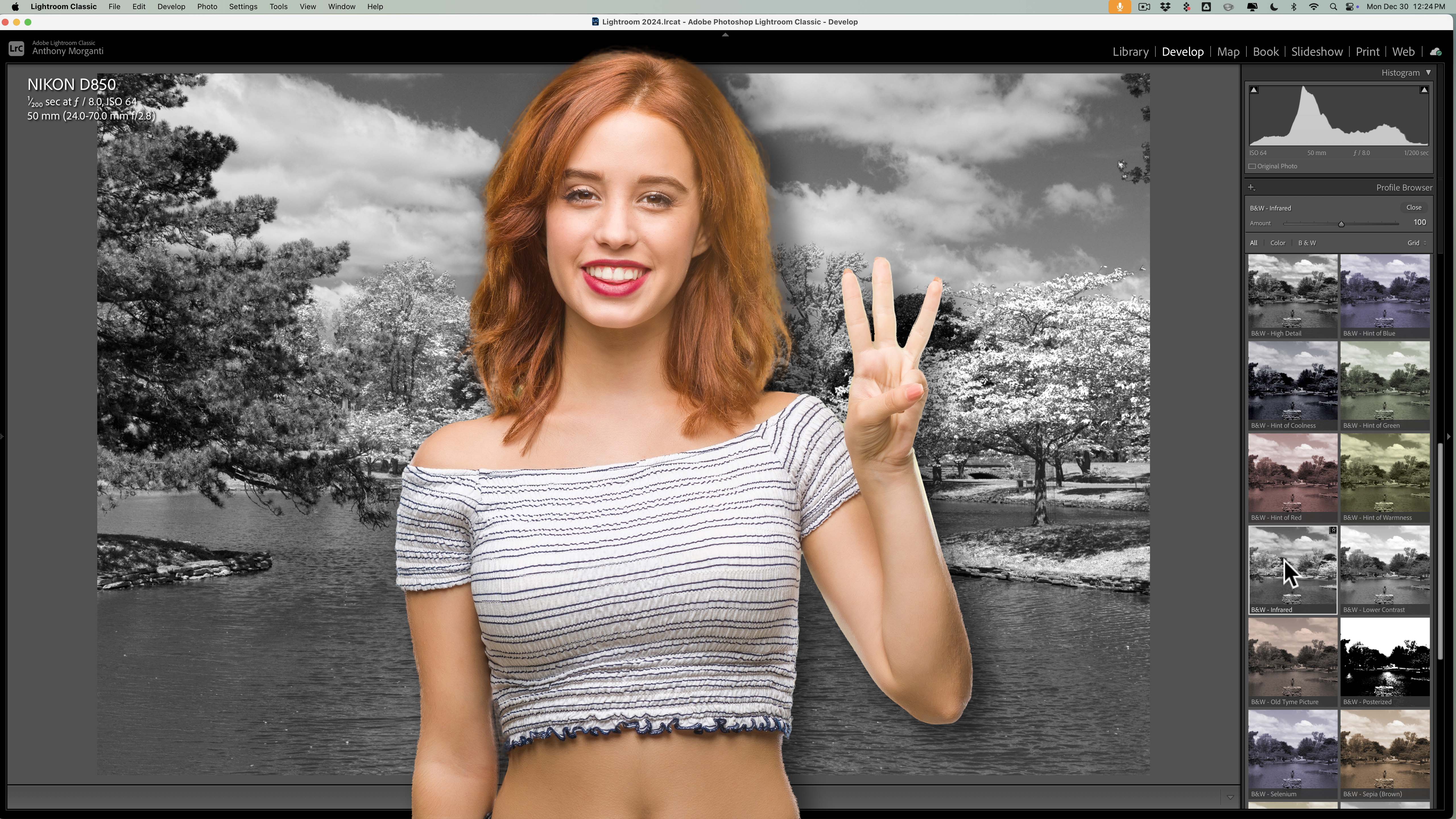 3 Ways to get B&W Edits in Lightroom