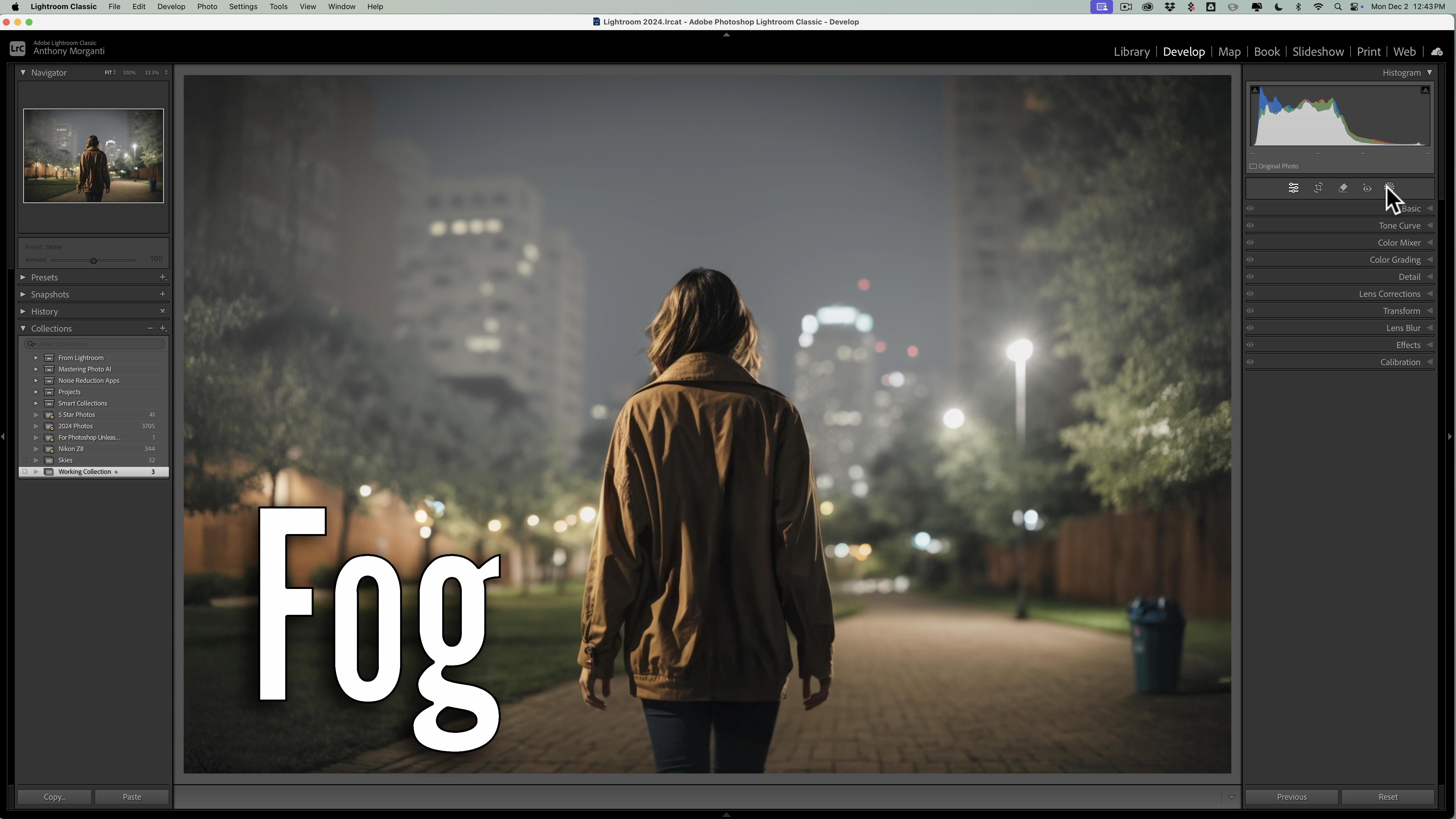 How to Add a FOG EFFECT in Lightroom